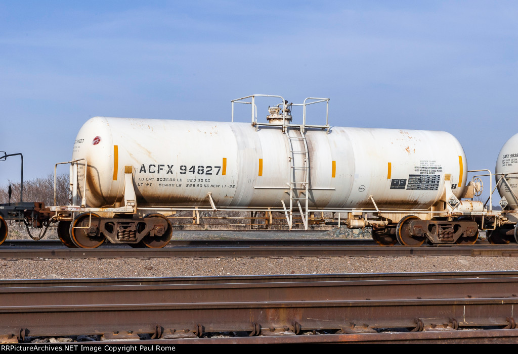 ACFX 94827 Tank Car on the UPRR